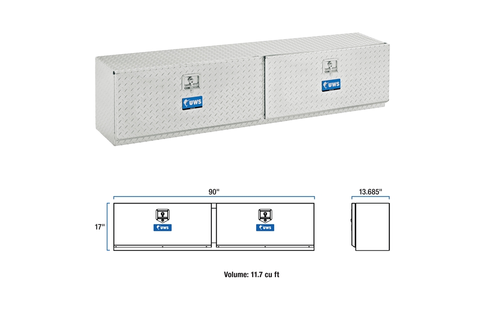 UWS Topside Truck Toolbox | Magnum Truck Gear