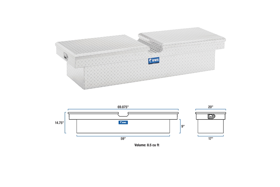 UWS Gull Wing Toolbox | Magnum Truck Gear