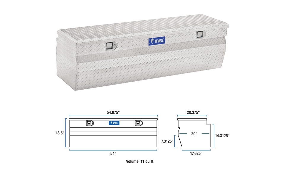 UWS Wedge Chest Box Toolbox | Magnum Truck Gear