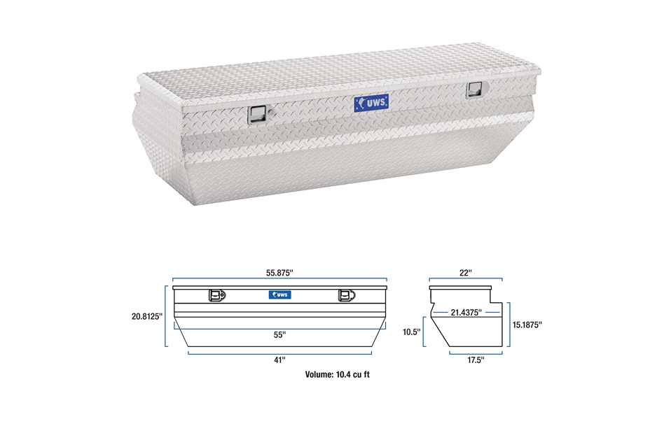 UWS Wedge Angled Toolbox | Magnum Truck Gear