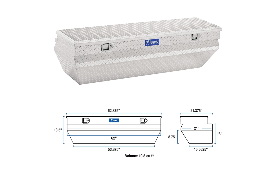 UWS Wedge Angled Toolbox | Magnum Truck Gear
