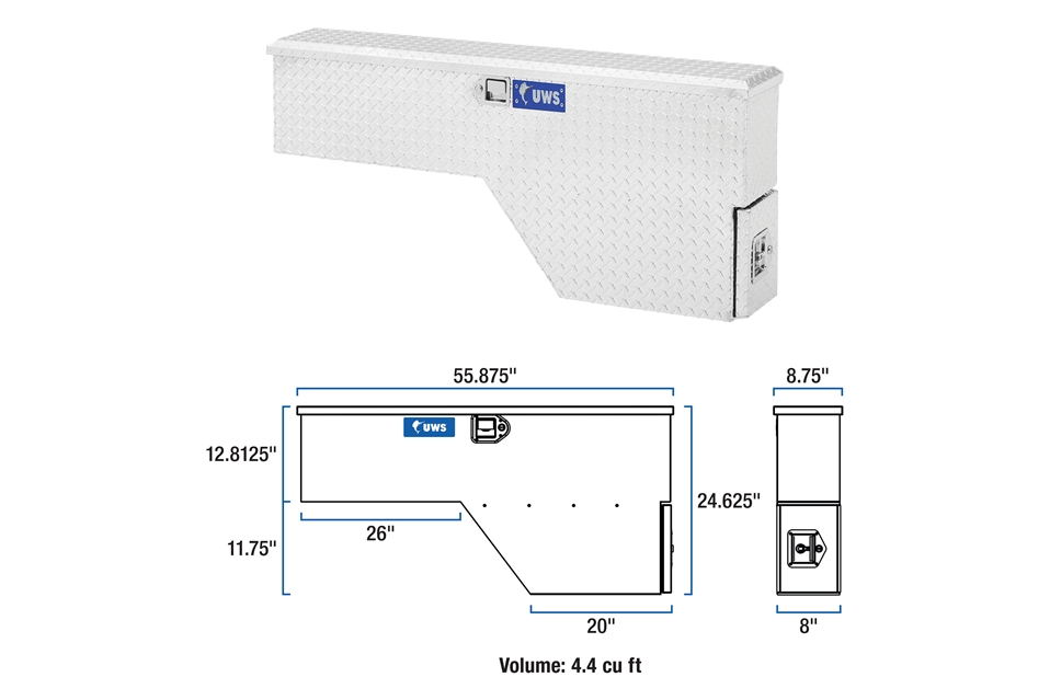 UWS Wheel Well Toolbox | Magnum Truck Gear