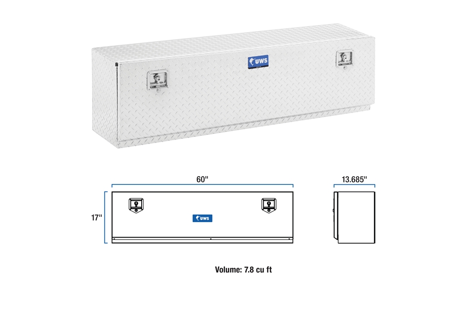 UWS Topside Truck Toolbox | Magnum Truck Gear